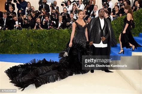 Sean Diddy Combs Aka Puff Daddy And Cassie Attend The Rei