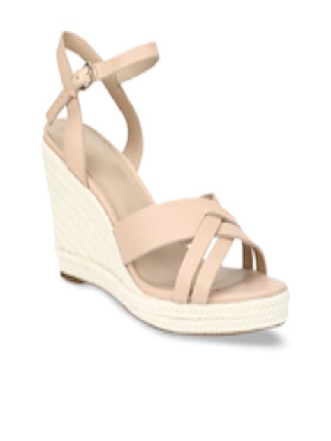 Buy Aldo Women Beige Solid Leather Heels Heels For Women 12549754