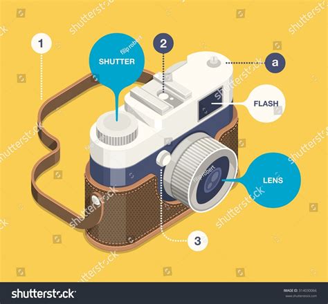Vector Background Classic Camera Stock Vector Royalty Free 314030066 Shutterstock