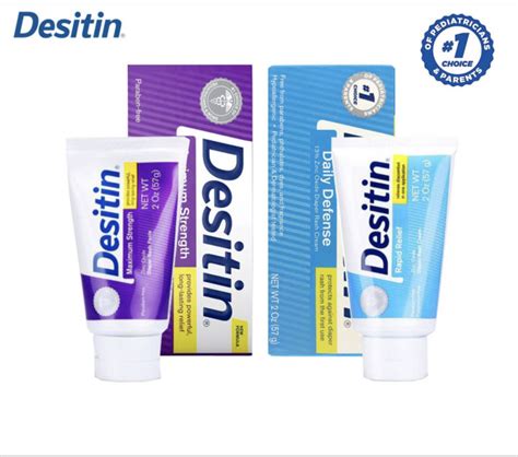 [Bundle of 2] 🔥DESITIN® Daily Defense Cream / Desitin Maximum Strength ...