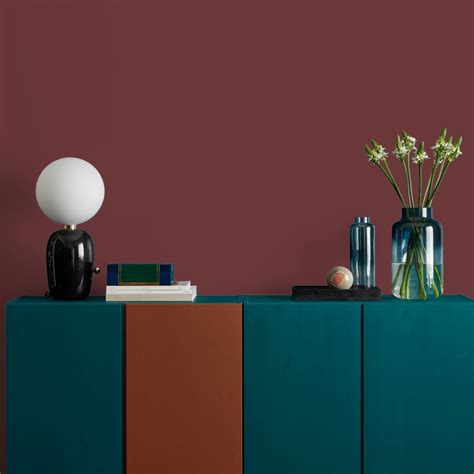 Ruby Lips Red Paint Colour Johnstones