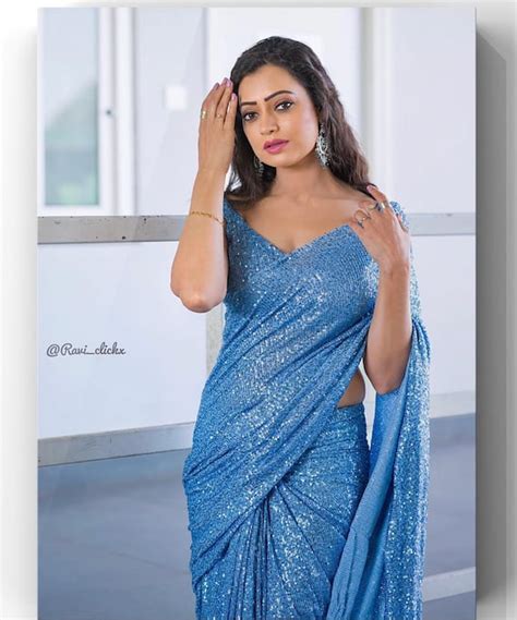 Jabardasth Anchor Sowmya In Saree Photos Jabardasth Sowmya మెరుపుల