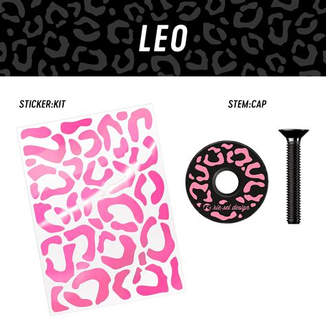 Bundle Stem Cap And Sticker Kit Leo Stylisches Mtb Zubehör Von Riesel