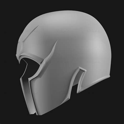 Magneto Helmet 3d Printing Model Obj