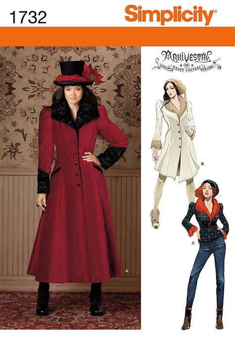 Simplicity 1732 Misses Coat