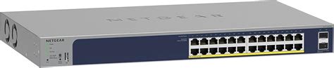 Netgear Smart Web Switch Manageable Gigabit Poe 26 Ports Managed In Der Cloud 24 380 W Poe