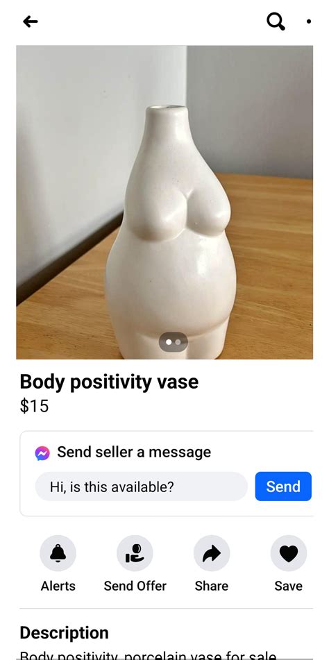 Body Positivity Vase Rdontputyourdickinthat