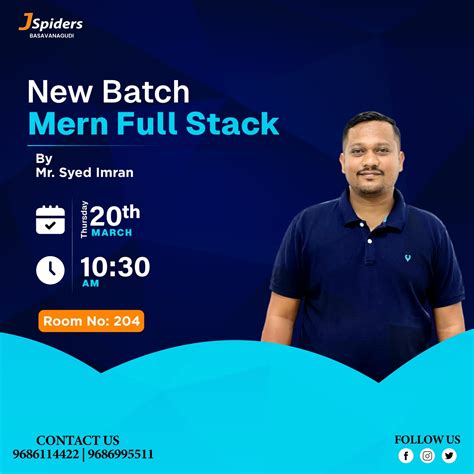 Jspiders Basavanagudi New Batch Project Class On 02nd December 2024 1230 Pm By Mrraju