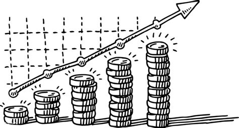 Premium Vector A Drawing Of A Line Drawing Of A Line Graph With A