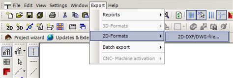 Exporting DWG DXF Visual Building