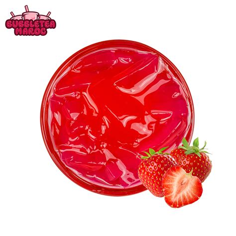Strawberry Coconut Jelly 385 Kg Bubble Tea Maroc