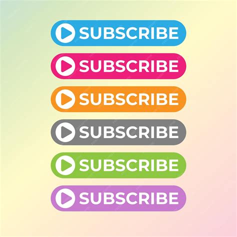 Botón De Suscripción Para Canal De Televisión O Redes Sociales Con