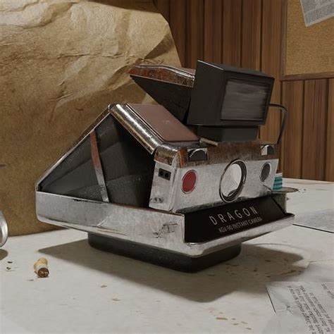 Retro Instant Camera 3d Model Cgtrader
