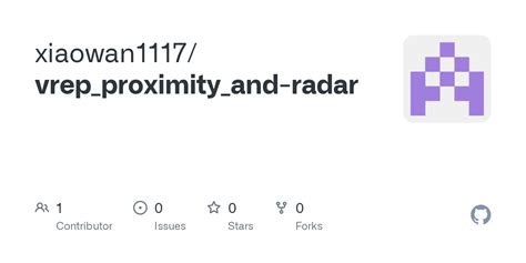 Github Xiaowan Vrep Proximity And Radar