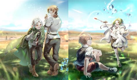 оригинал Rudeus Greyrat Sylphiette Mushoku Tensei Mushoku