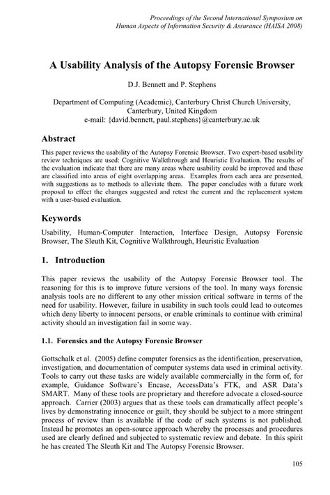 a usability analysis of the autopsy forensic browser docslib