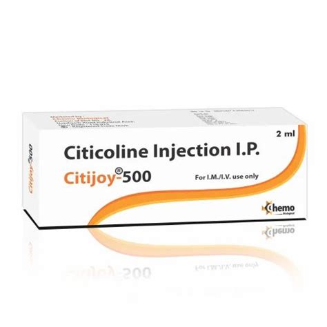 Citicoline Inj 2ml Dispopack 500 Mg At ₹ 140 Piece In New Delhi Id