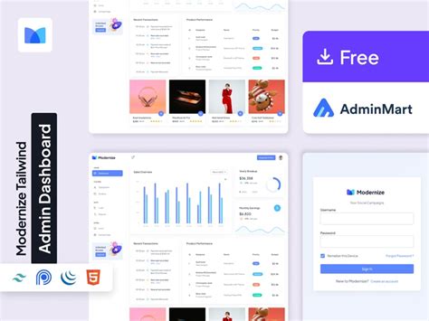 Top 5 Free Tailwind Css React Admin Dashboards And Templates For 2024 Dev Community
