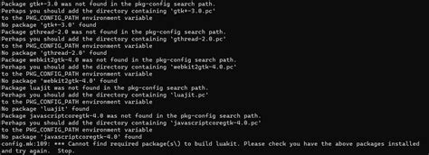 Problems Installing From Source On Windows Issue Luakit
