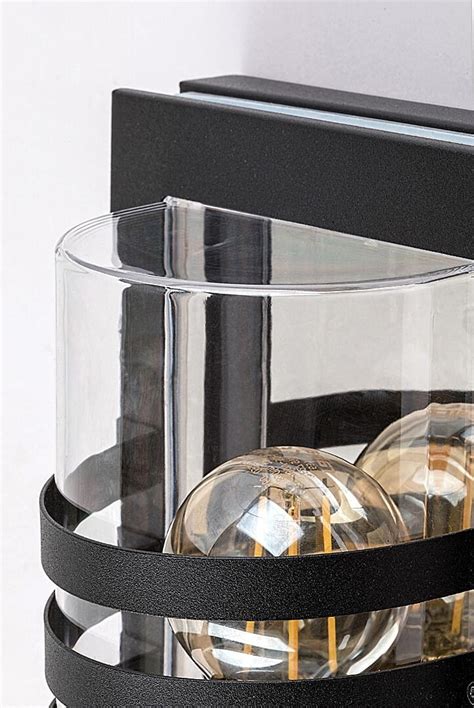 RABALUX NOWOCZESNY KINKIET ZEWNĘTRZNY ELEWACYJNY IP44 ORLOVA 7244 BLACK lagunalight e shop
