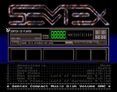 Compact Disk Music 1 Semtex Free Download Borrow And Streaming