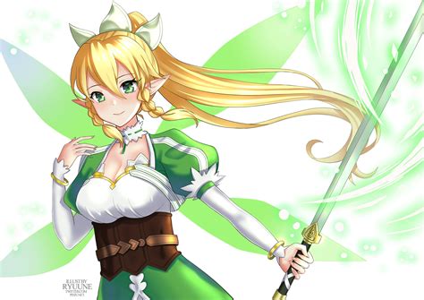 Leafa Sword Art Online Drawn By Ryuuneart Danbooru