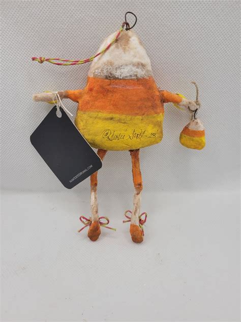 Kenny Korn Vintage Inspired Spun Cotton Ornament Etsy