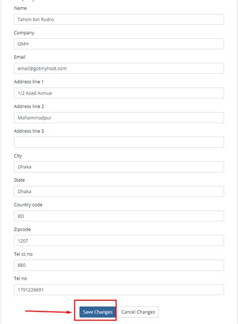 How To Change Domain Whois Information Gotmyhost Blog