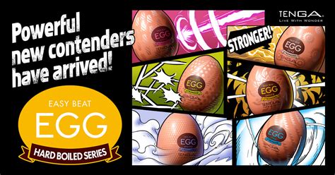 TENGA EGG HARD BOILED II Series Powerful New Contenders Have Arrived
