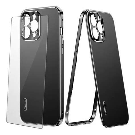 Funda Para iPhone Pro Max Cámara Protección mica Metal Case Meses sin interés