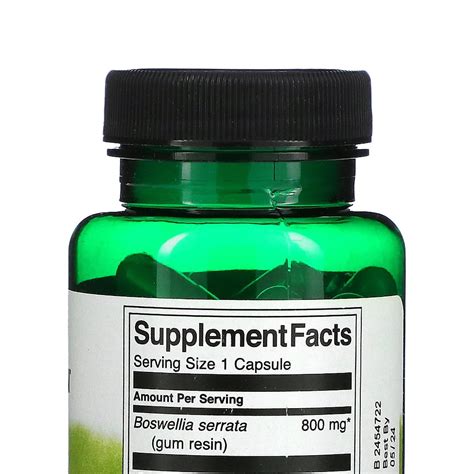 Swanson Double Strength Boswellia Capsules For Inflammation Support