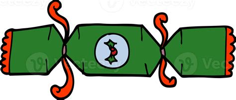 Cartoon Doodle Christmas Cracker 45093431 Png