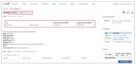 Opsramp April 2019 Alert Management Cloud Monitoring And Apis