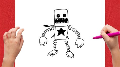 How To Draw Boxy Boo Project Playtime Poppy Playtime Como Desenhar O Boxy Boo 🎨 Youtube