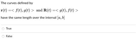 Solved The Curve R T Lies On A Unit Chegg Com