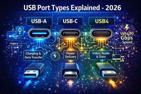 Usb Port Types Explained 2026