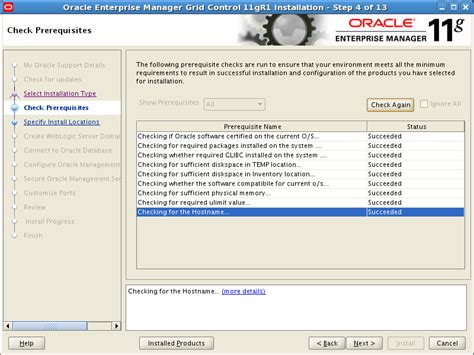 Installing Oracle Enterprise Manager Grid Control 11gr1 On Linux
