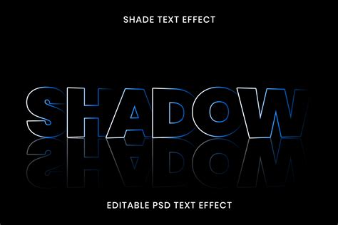 Free Text Effect Shadow Behance