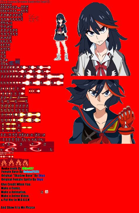 Ryuko Matoi Character Sheet