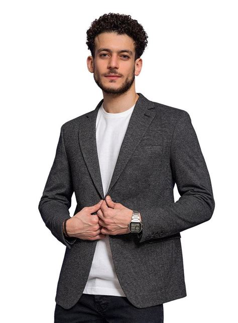 بليزر سيدار جراي رجالي تسوق الان بافضل سعر واجود الخامات في مصر Khotwh