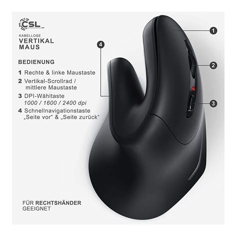 Csl Vertical Mouse V2 Wireless Csl Computer