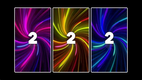 Swirl Countdown Pack Set Of 3 Animations For Photo Booths Mirror