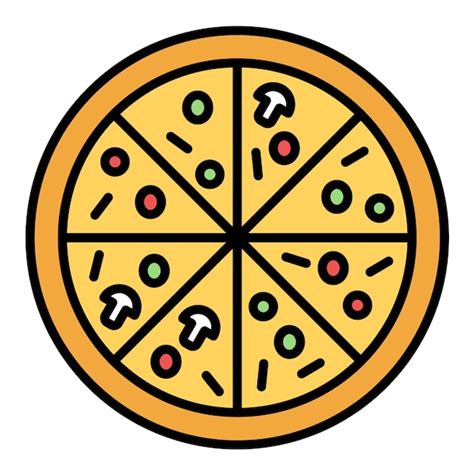 Premium Vector Pizza Vector Illustration Style