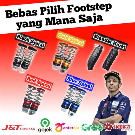 Jual Pijakan Kaki Bastep Footstep Depan Aksesoris Motor Beat Fi Street