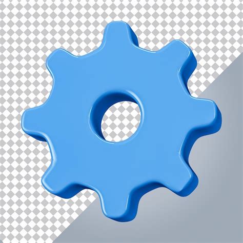 premium psd setting 3d icon