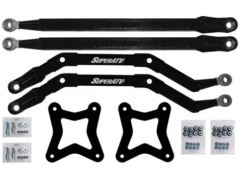 Superatv Polaris Rzr Xp 1000 High Clearance Rear Boxed Radius Arms Kg Powersport Stuff