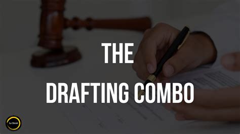 The Drafting Combo Contract Legal Drafting Ledroit India