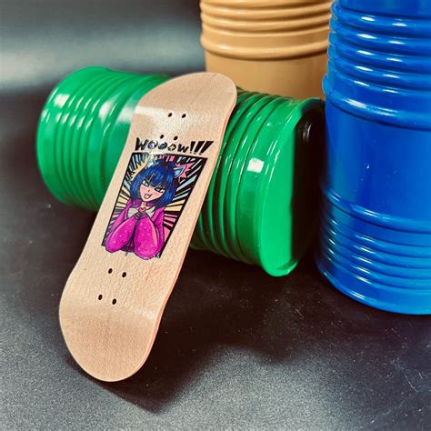 Buy Pro Fingerboard Deck With Real Wear Graphic Wow Anime Xflippro