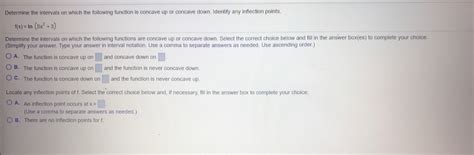 solved determine the intervals on which the following