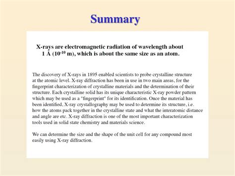 Ppt Chapter 3 Crystal Structures X Ray Diffraction Xrd Powerpoint Presentation Id 6605690